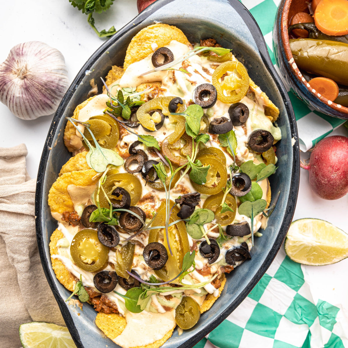 Madrina's Loaded Nachos (GF) – Madrina Vegana